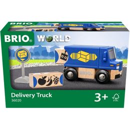Brio® Spielzeug-LKW Brio® WORLD, Zustell-Fahrzeug, FSC®- schützt Wald - weltweit, blau