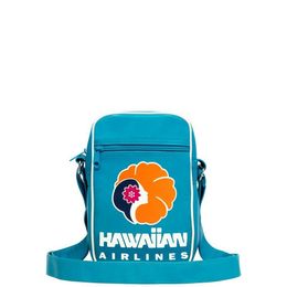 logoshirt Schultertasche Hawaiian Airlines, mit Hawaiian Airlines-Frontprint, blau