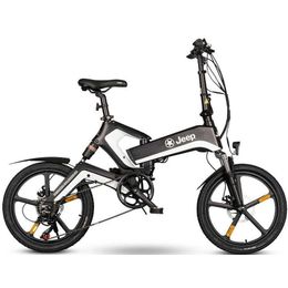 Jeep E-Bikes E-Bike FFR 7050, 7 Gang, Kettenschaltung, Heckmotor, (mit Akku-Ladegerät), Pedelec, schwarz