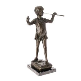 aubaho Skulptur Bronzeskulptur Peter Pan nach George Frampton Bronze Skulptur Figur Re