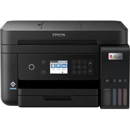 Epson EcoTank ET-3850 Tintenstrahldrucker, (WLAN (Wi-Fi), Wi-Fi Direct), schwarz