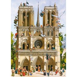 Heye Puzzle Vive Notre Dame!, Loup, 1000 Puzzleteile, Made in Germany, bunt