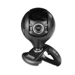 Hama Webcam HD Qualität für Videotelefonie / Gespräche Webcam (HD), schwarz