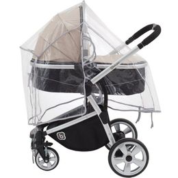 BABYGO Kinderwagen-Regenschutzhülle Regenschutz, für Buggys; durchsichtig mit seitlichen Belüftungsöffnungen, weiß