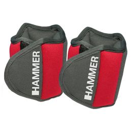 HAMMER Gewichtsmanschette HAMMER Set: Gewichtsmanschetten, (Set), grau|rot