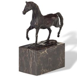 aubaho Skulptur Bronzeskulptur Pferd nach Louis-Albert Carvin Bronze Figur Kopie Repli