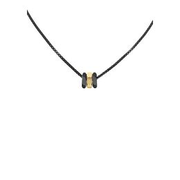 Calvin Klein Kette mit Anhänger Schmuck Edelstahl Halsschmuck Halskette Venezianerkette, schwarz