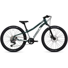 GHOST Mountainbike Lanao 24 Pro, 20 Gang Shimano Deore RD-M6000 Schaltwerk, Kettenschaltung, grün