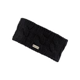 Chillouts Stirnband Hermine Headband Im Grobstrick-Look, schwarz