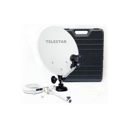 Telestar Camping Sat-Anlage im Koffer inkl. Single LNB und 10 mtr. Koaxkabel SAT-Antenne