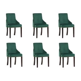 JVmoebel Stuhl 6x Design Polster Sitz Stühle Stuhl Seht Garnitur Sessel Lounge Set