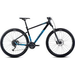 GHOST Mountainbike Kato Universal AL, 27 Gang Shimano Alivio RD-M3100 Schaltwerk, Kettenschaltung, schwarz