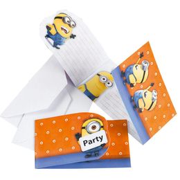 Amscan Einladungskarten 6 Minions Einladungen inkl. Umschlag Geburtstag Kindergeburtstag Party