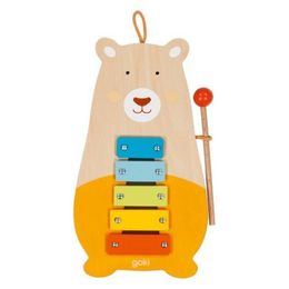 goki Spielzeug-Musikinstrument Xylophon Bär