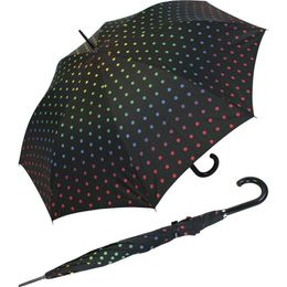 Happy Rain Langregenschirm großer Regenschirm mit Auf-Automatik für Damen