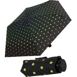 Happy Rain Taschenregenschirm winziger Regenschirm mit Handöffner für Damen