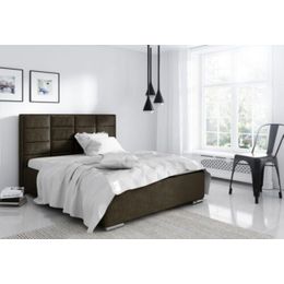 JVmoebel Bett, Bettrahmen Stoff Textil Design Doppel Hotel Modern Bett Schlafzimmer