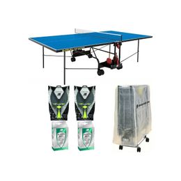 Sunflex Tischtennisplatte Outdoor + Schläger + Bälle + Abdeckhülle + Netz