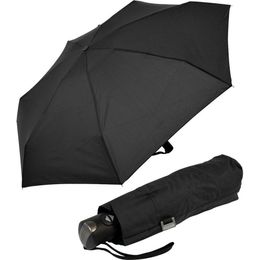 Doppler® Taschenregenschirm kleiner Schirm mit Auf-Zu-Automatik für Herren