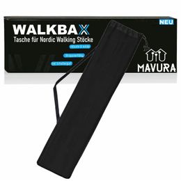 MAVURA Tragetasche WALKBAX Tasche für Nordic Walking Stöcke Trekkingstock Beutel faltbar