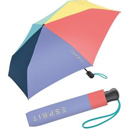 Esprit Taschenregenschirm Damen Easymatic Slimline Auf-Zu Automatik FJ 2023