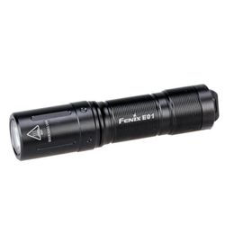 Fenix LED Taschenlampe E01 V2.0 LED Schlüsselbundlampe 100 Lumen schwarz