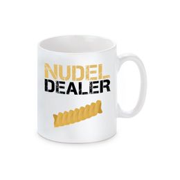 Herzbotschaft Tasse Kaffeebecher mit Motiv Nudel Dealer