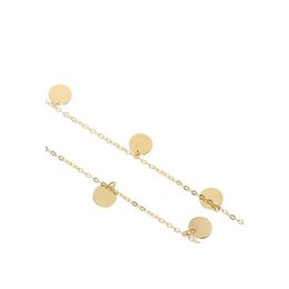 Stella-Jewellery Collier 585 er Gold Halskette für Damen mit 5 Plättchen (inkl. Etui)