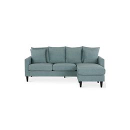 loft24 Ecksofa Forbin, blau|grün