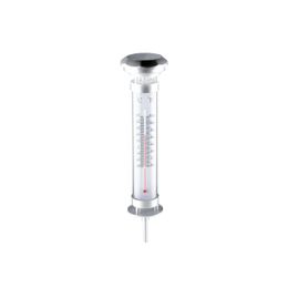 HTI-Living Gartenthermometer Solarlampe mit Thermometer LED