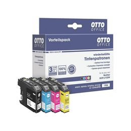OTTO Office Standard Otto Office LC123BK / LC-123C / LC-123M / LC-123Y Tintenpatrone (Set