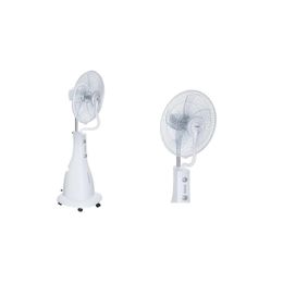 Globo Standventilator Standventilator 120 cm Luftbefeuchter Timer weiß 90 Watt 0426