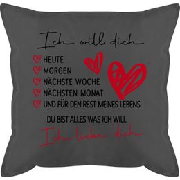 Shirtracer Dekokissen Liebes Geschenk Papa Mama Frauen Männer Freund Freundin Love Liebeserk