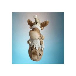 Aspinaworld Weihnachtsfigur Elch Figur als Teelichthalter 45 cm