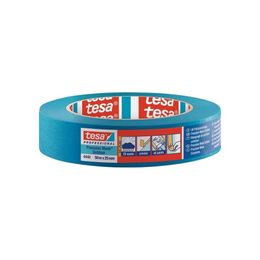 Tesa Griffband Präzisionskrepp 4440 Außen UV PLUS glatt blau Länge 50 m Breite 25 mm