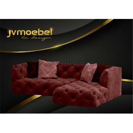 JVmoebel Ecksofa Braunes Chesterfield L-Form Couch Design Polstermöbel Neu