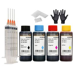 OCTOPUS Fluids Druckertinten Set für HP 303 und HP 305 Tintenpatronen