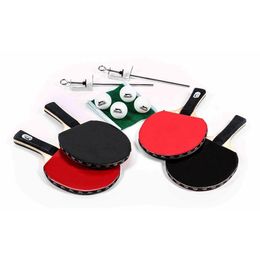 Bubble-Store Tischtennisschläger 4 Schläger + 4 Bälle + Netzgarnitur (Tischtennis)