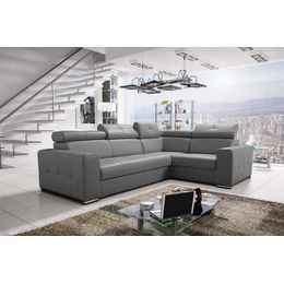 JVmoebel Ecksofa, Ecksofa Couch Polsterung Wohnzimmer Leder L-Form