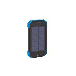 XLayer Powerbank Solar 10000 mAh Wireless externes Ladegerät Tragbar Notfall Powerbank