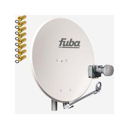 FUBA FUBA DAL 804 G Sat Satelliten Anlage Schüssel Quad LNB DEK 417 SAT-Antenne