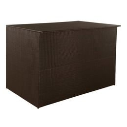 furnicato Gartenbox Garden-Auflagenbox Braun 150x100x100 cm Poly Rattan