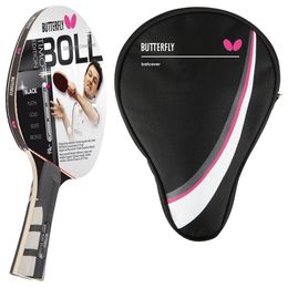 Butterfly Tischtennisschläger 1x Timo Boll Black 85030 + Drive Case 1