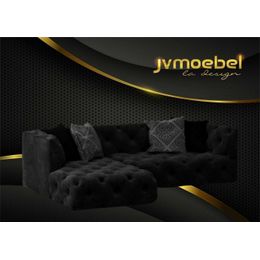 JVmoebel Ecksofa Braunes Chesterfield L-Form Couch Design Polstermöbel Neu
