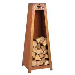 Linoows Feuerschale Holzlagerturm