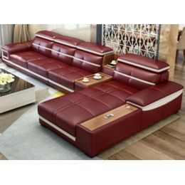 JVmoebel Ecksofa, Luxus Ecksofa L-form Kunstleder Eck Polstersofa Sitz Design Couch