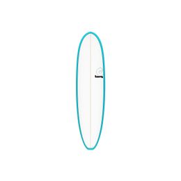 Torq Wellenreiter Surfboard Torq Epoxy TET 7.4 V+ Funboard Blau Pinl