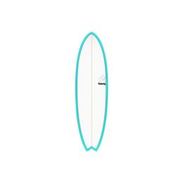 Torq Wellenreiter Surfboard Torq Epoxy TET 6.3 MOD Fish Blau Pinline