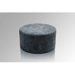 AMARIS Elements Hocker Samt Hocker 'James' Pouf rund gepolstert