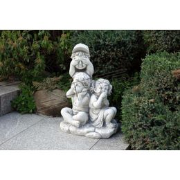 JVmoebel Skulptur Figur Skulptur Spielende Kinder Garten Skulpturen Figuren Statuen